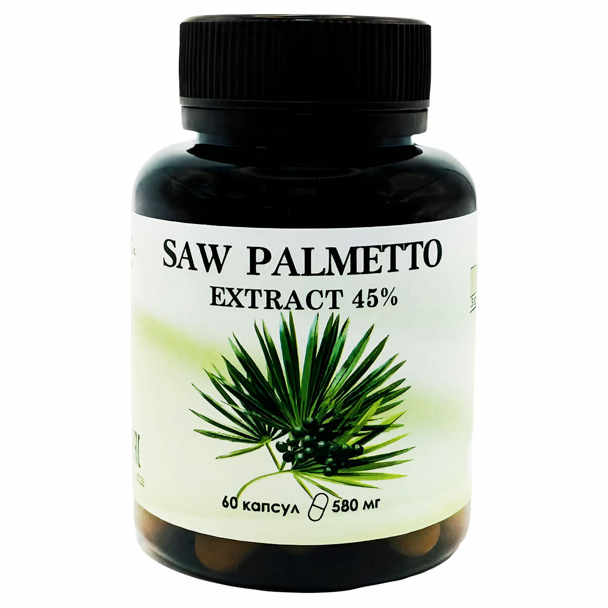 Saw Palmetto Extract (ягоды пальмы сереноа) – EXTRACT 45%. 60 капсул