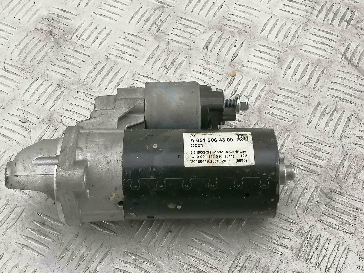 Стартер для Mercedes GLC X253 2.5 OEM A6519064800
