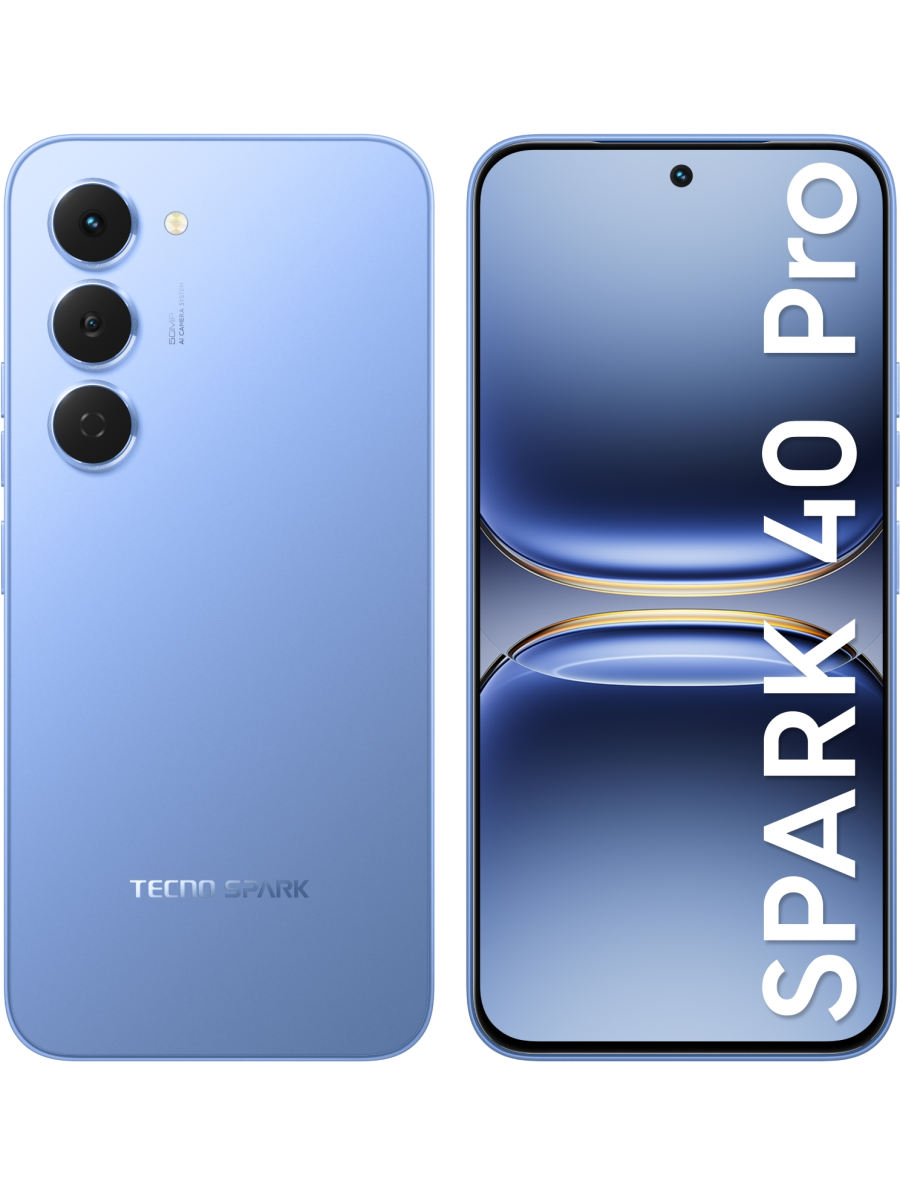 Смартфон Tecno Spark 40 Pro 128Gb 8Gb синий