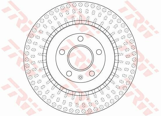 Диск тормозной задний AUDI A4 A5 S5 A6 S6 A7 A8 Q5 Q7 PORSCHE Macan TRW DF6175S