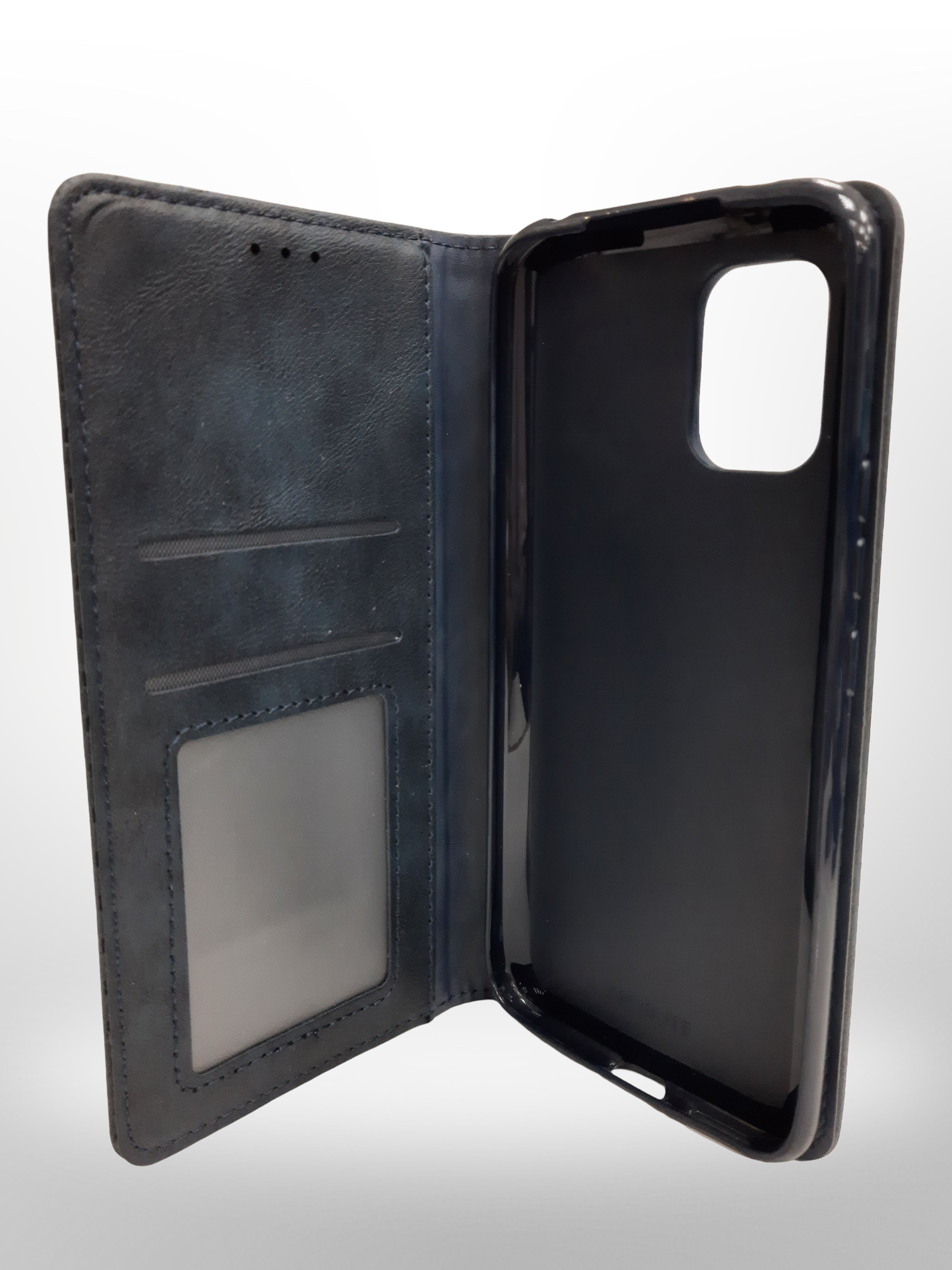 Защитный чехол - книжка Wallet для телефона Mi 10 Lite синего цвета