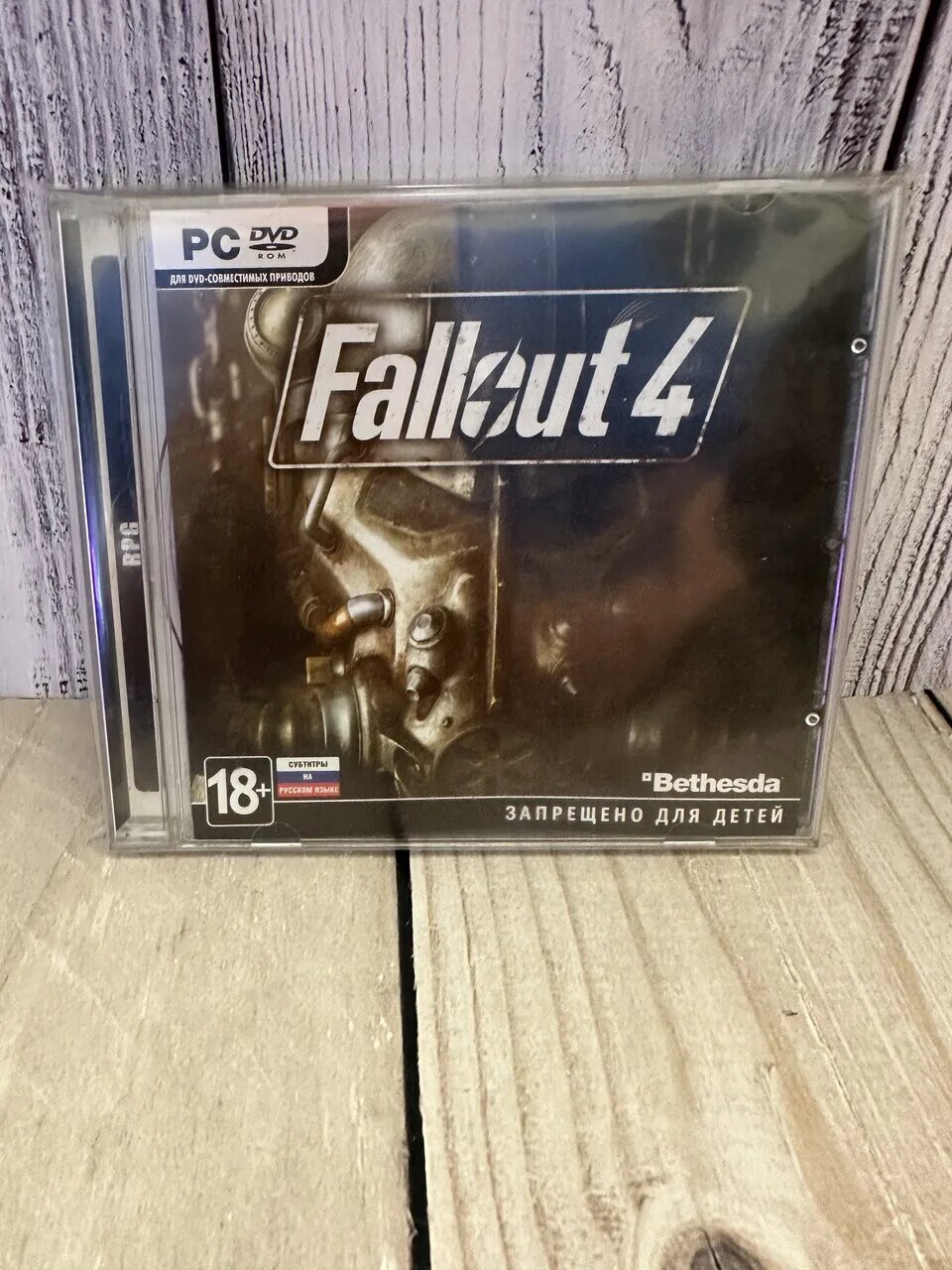 Диск с игрой Fallout 4 (русская версия) для пк лицензия