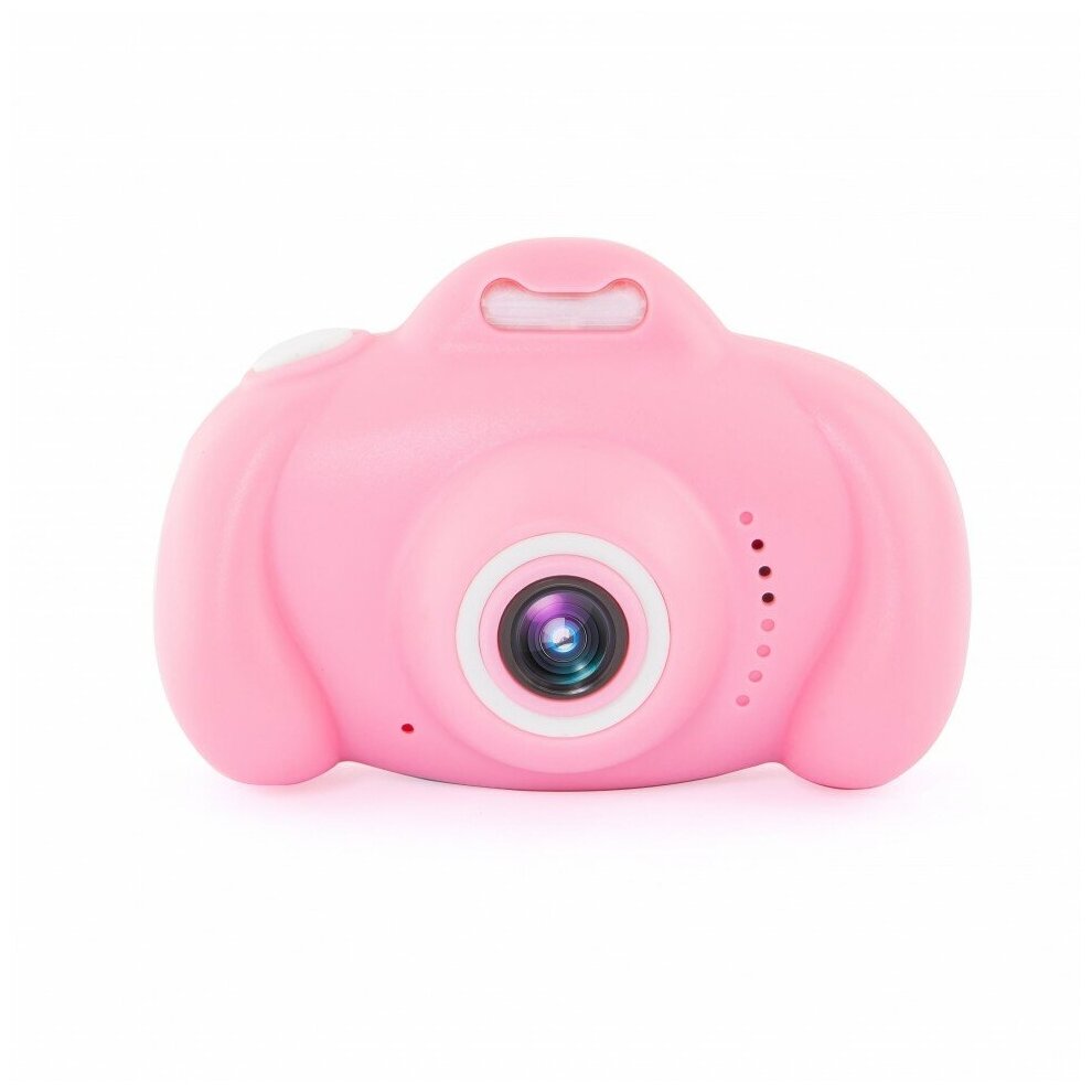 Детская цифровая фотокамера Rekam iLook K410i розовая, 6 встроенных игр
