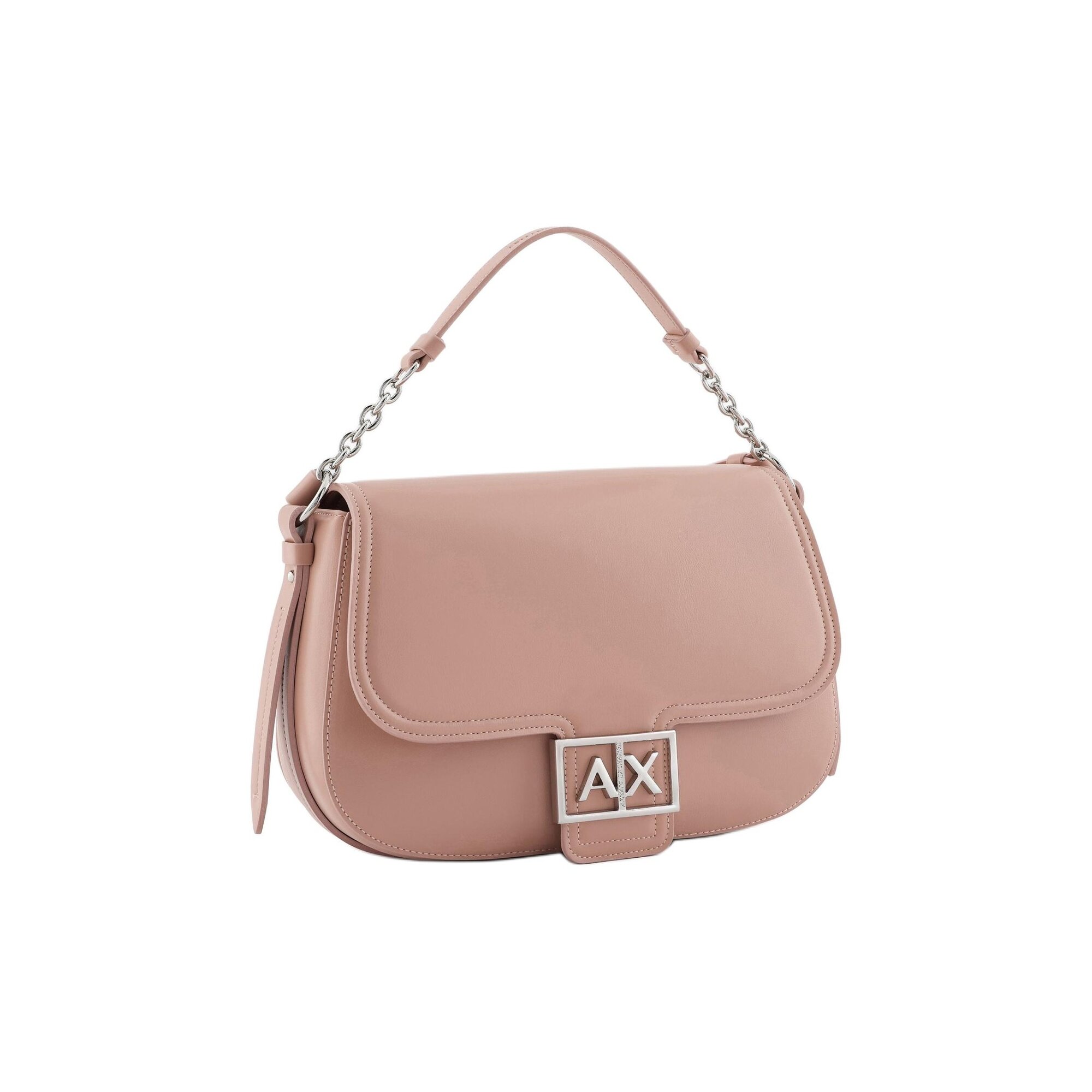 Сумка Armani Exchange, фактура матовая, розовый, — фото 1