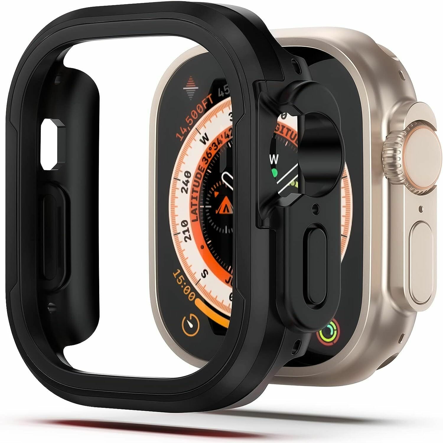 Чехол противоударный для Apple Watch Ultra 49 mm Black