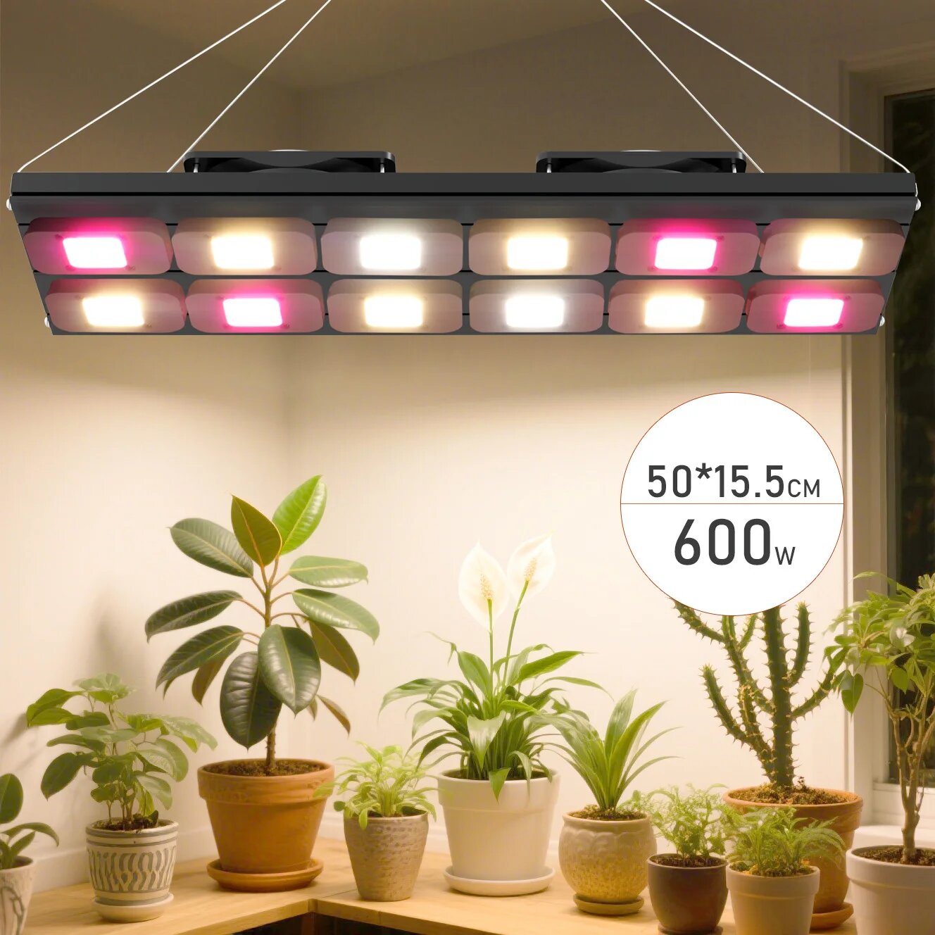YXO YUXINOU LED фитолампа 600 Вт, полный спектр