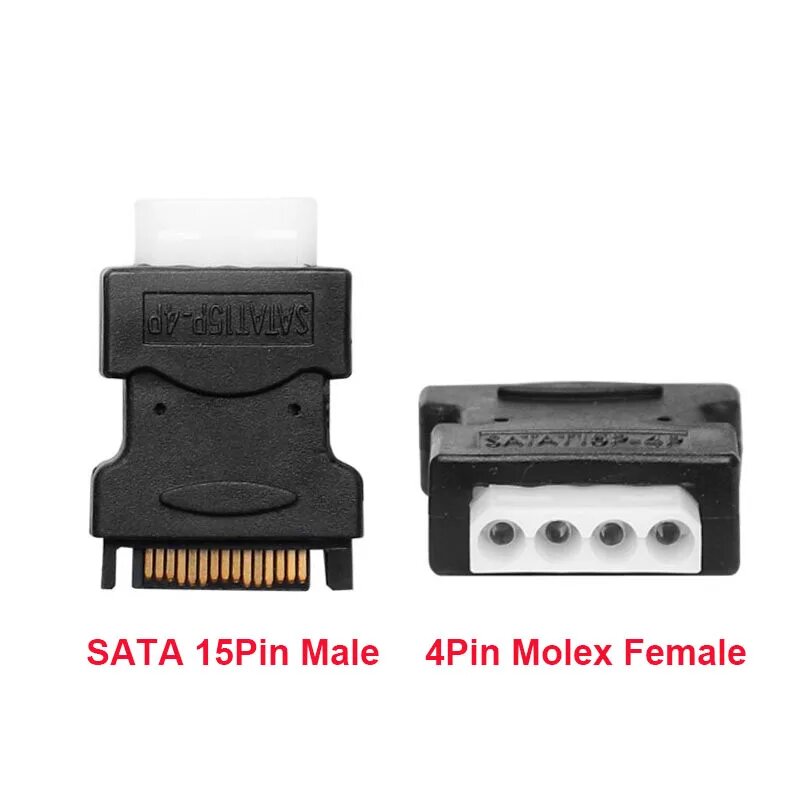 Кабель-адаптер SATA на 4-контактный Molex IDE OULLX 4 PIN Female