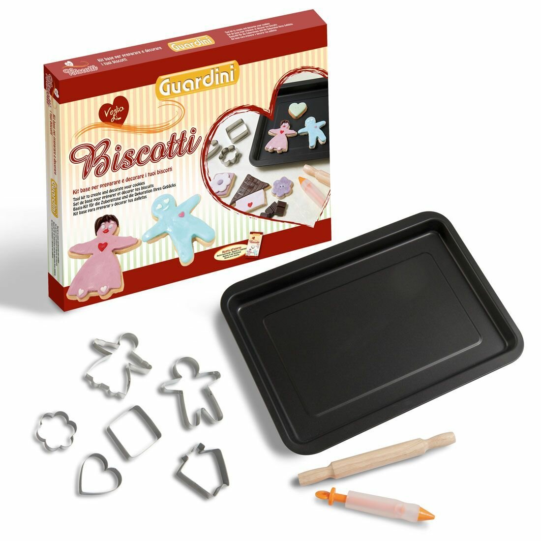 Подарочный набор для выпечки печенья Guardini Gift box, 9 предметов