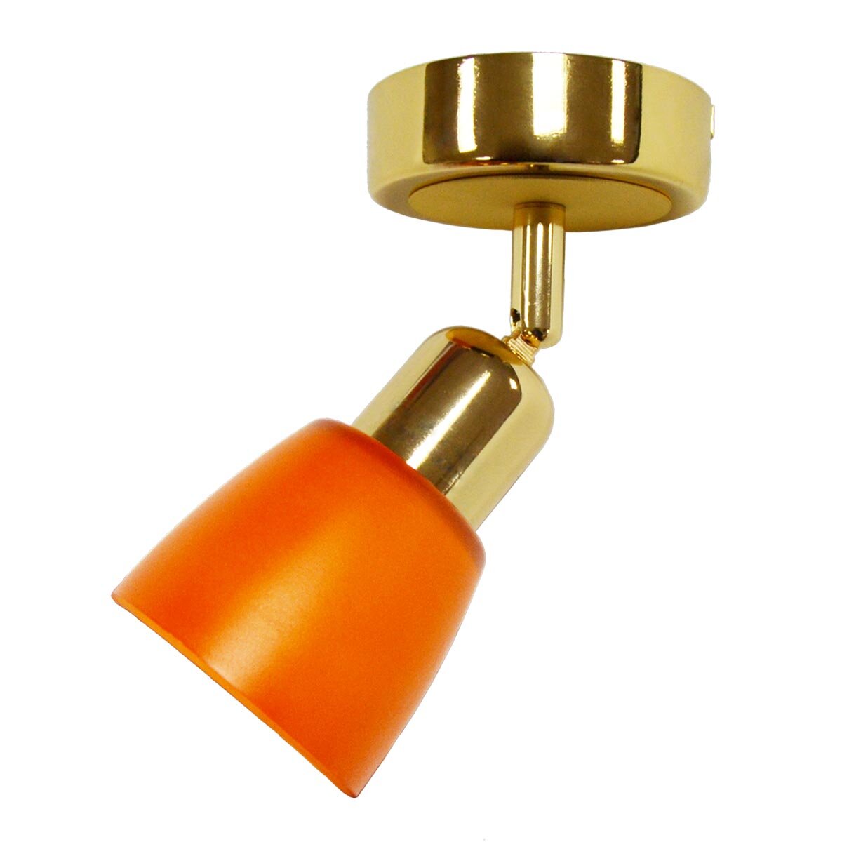 Светильник настенный, спот, 2018 - 1 FGD/OR E14 1х40W зол/оранж VERNER LIGHTING