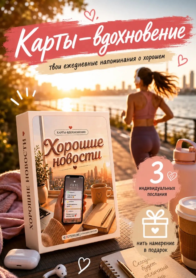 Метафорические карты с посланиями Хорошие новости от EZOTERIUM