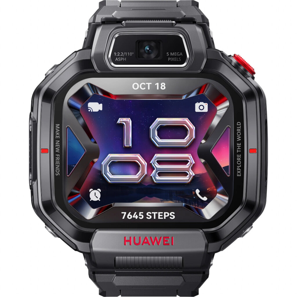 Детские умные смарт-часы Huawei Watch Kids X1 Pro, Black (Черный)