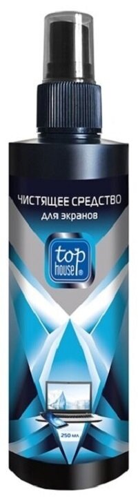 Top House Чистящее средство для экранов всех типов с распылителем, 250мл