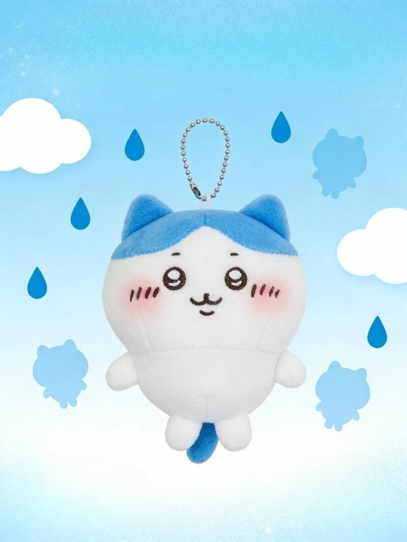 Мягкая игрушка Chiikawa брелок Hachiware / Хачиваре