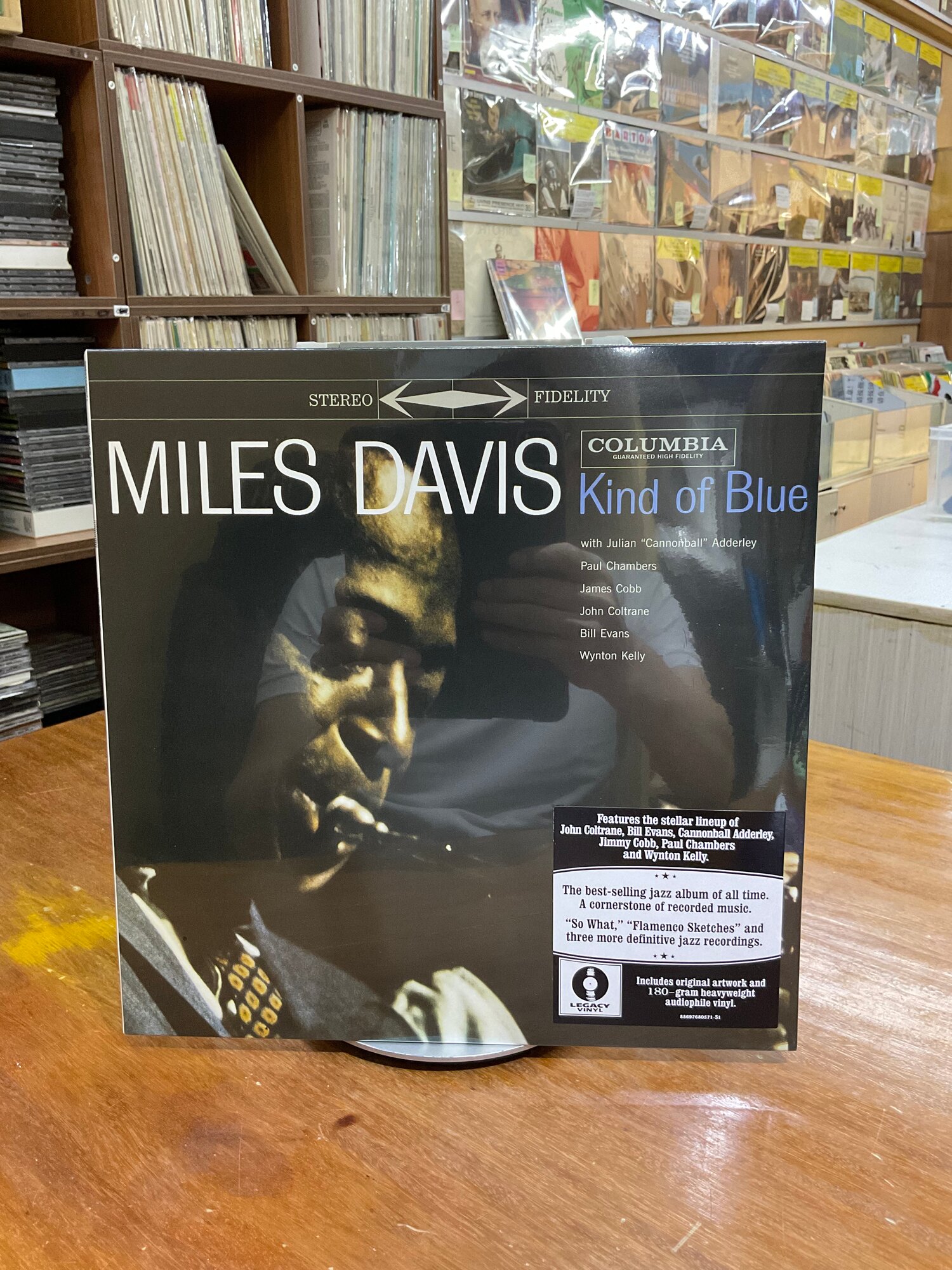 Miles Davis - Kind of Blue LP，Майлс Дэвис "Kind of Blue" Виниловая пластинка, классический джазовый альбом, 180 г