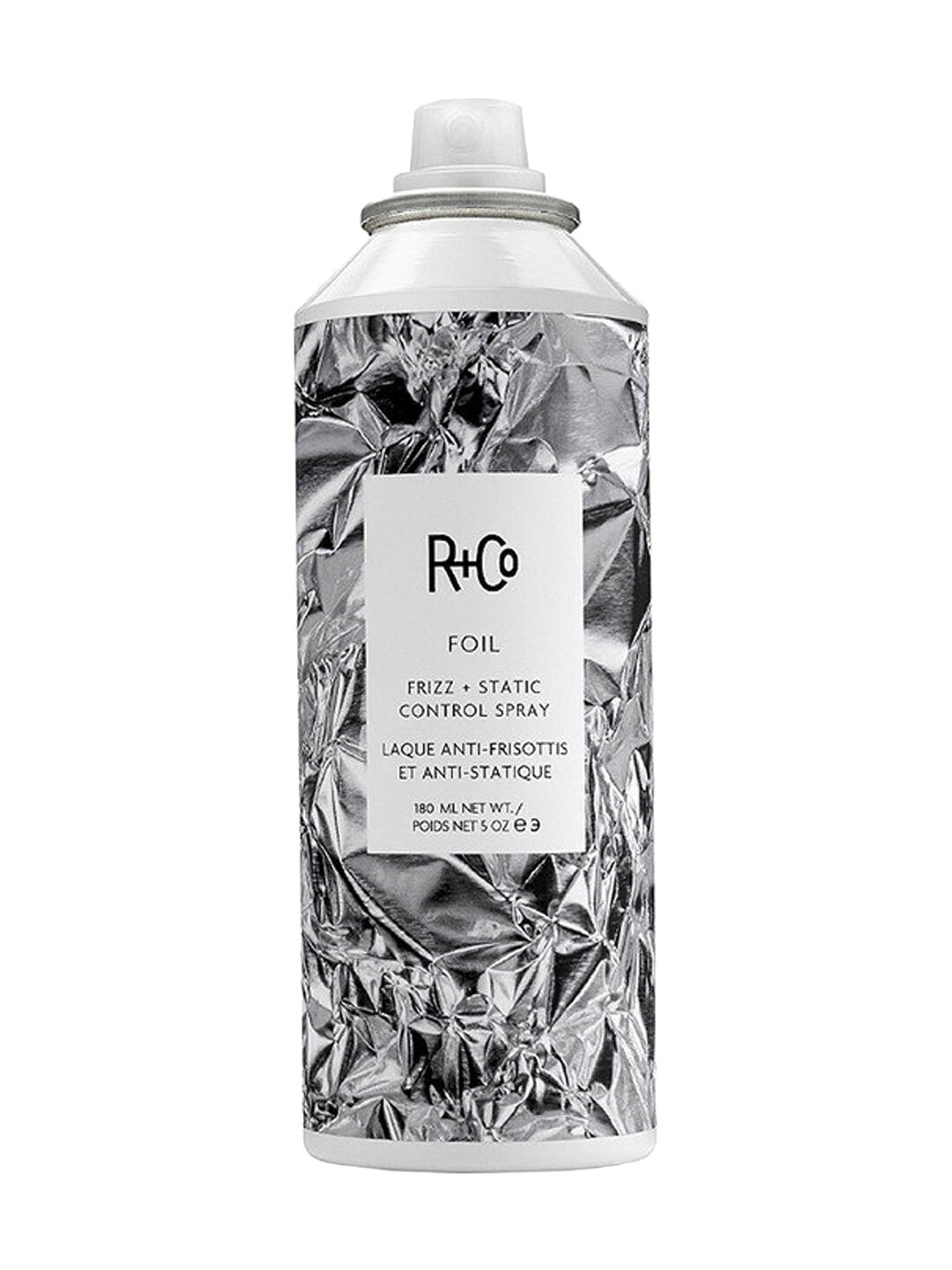 Спрей-антистатик для волос R+Co ФОЛЬГА FOIL frizz+static Control Spray, 180 мл