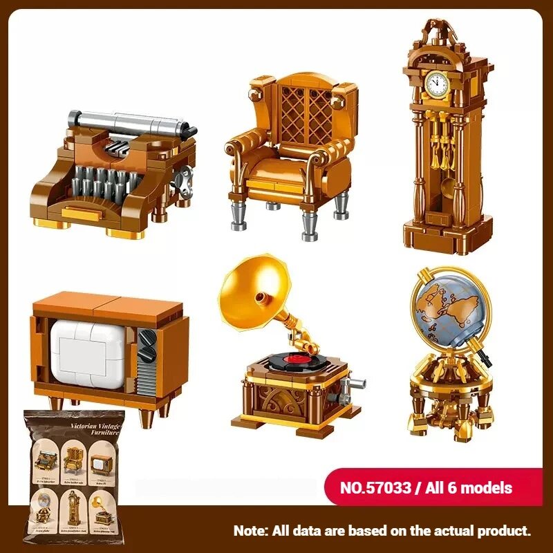 Конструктор миниатюрных моделей JAKI Retro-Meubles 57033 With Box14
