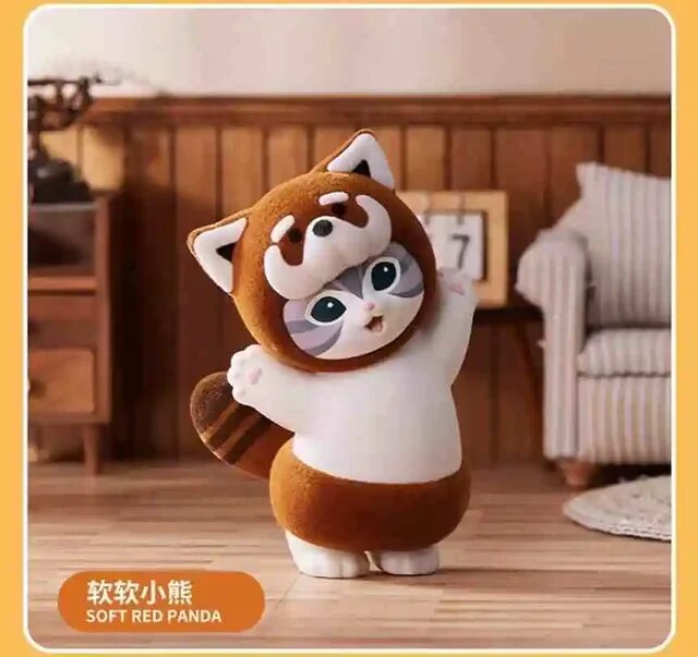 Miniso Mofusand Fluffy Party Series Blind Box Toy Милая фигурка Kawaii Anime Фигурки Коллекционные игрушки Mystery Box Детский подарок на день рождения