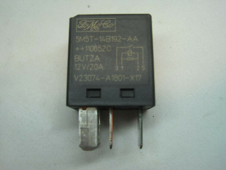 Реле 5M5T14B192AA 20Am BUTZA 1425751 в блок предохранителей Форд Фокус 2 Форд Фьюжен
