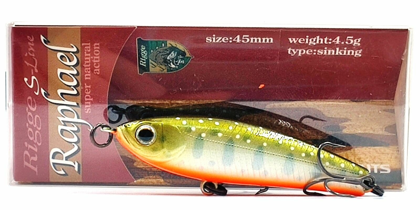 Воблер ZipBaits Rigge Raphael 45S (45мм, 4,5гр, тонущий) - #126