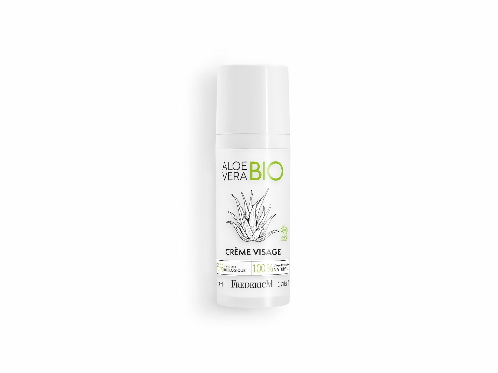 Крем для лица Aloe Vera Bio 50 мл, Дневной увлажняющий, Франция