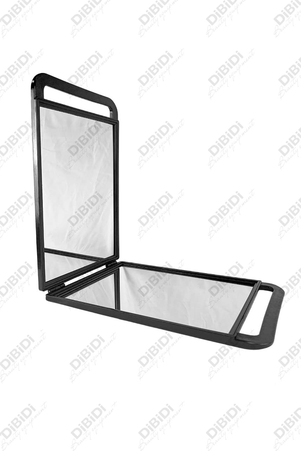 Зеркало парикмахерское складное DiBiDi WM1039 черное, 25х30см