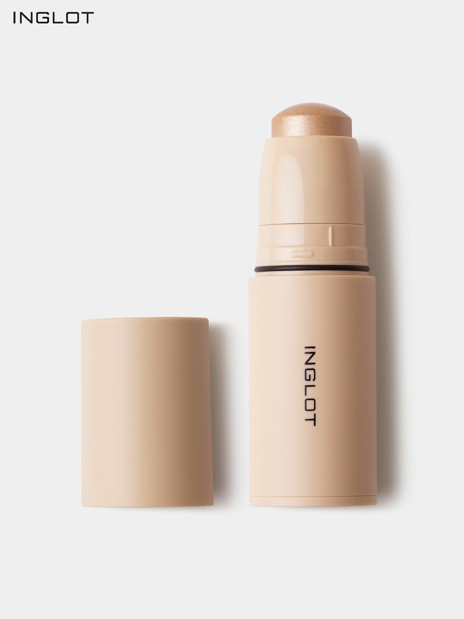 Кремовый хайлайтер-стик Inglot Cream Stick Highlighter Classic Glow 311, песочный шампань, 6,2 гр