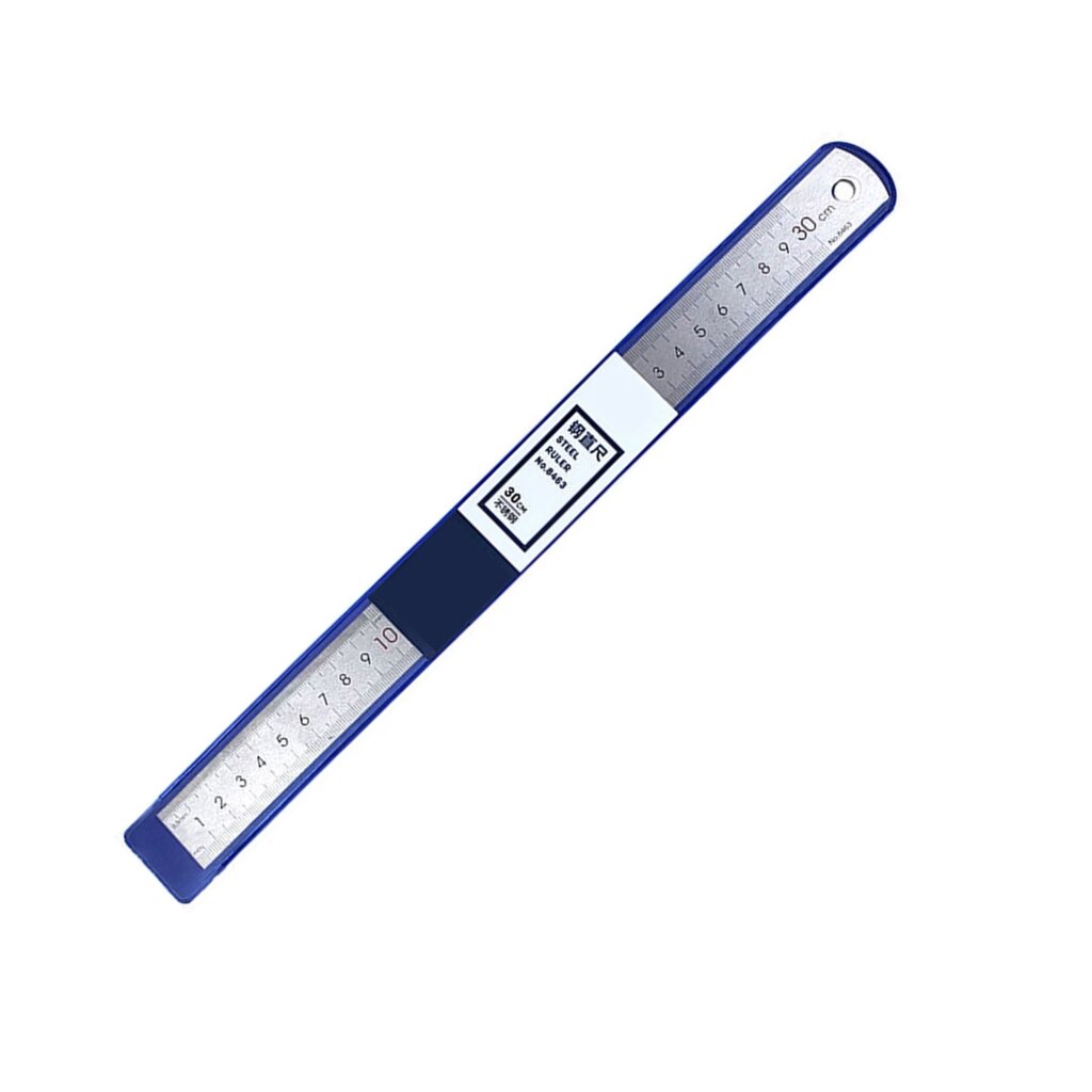 Линейка из Нержавеющей Стали 15/20/30 см, Металлическая Линейка, Измерительный Инструмент для Офиса, Школы