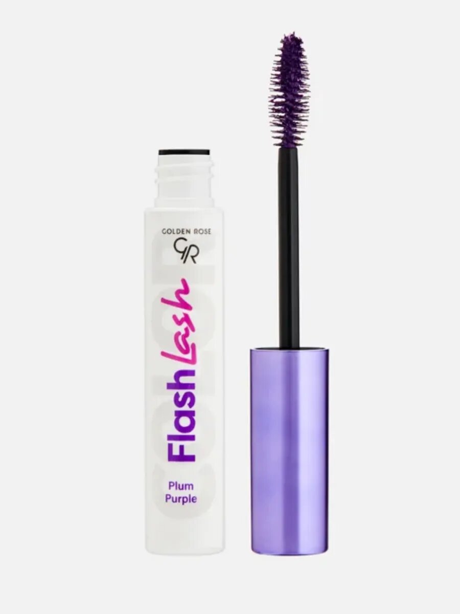 Цветная тушь для ресниц GOLDEN ROSE flash lash colored mascara 07 Сливово-Фиолетовый
