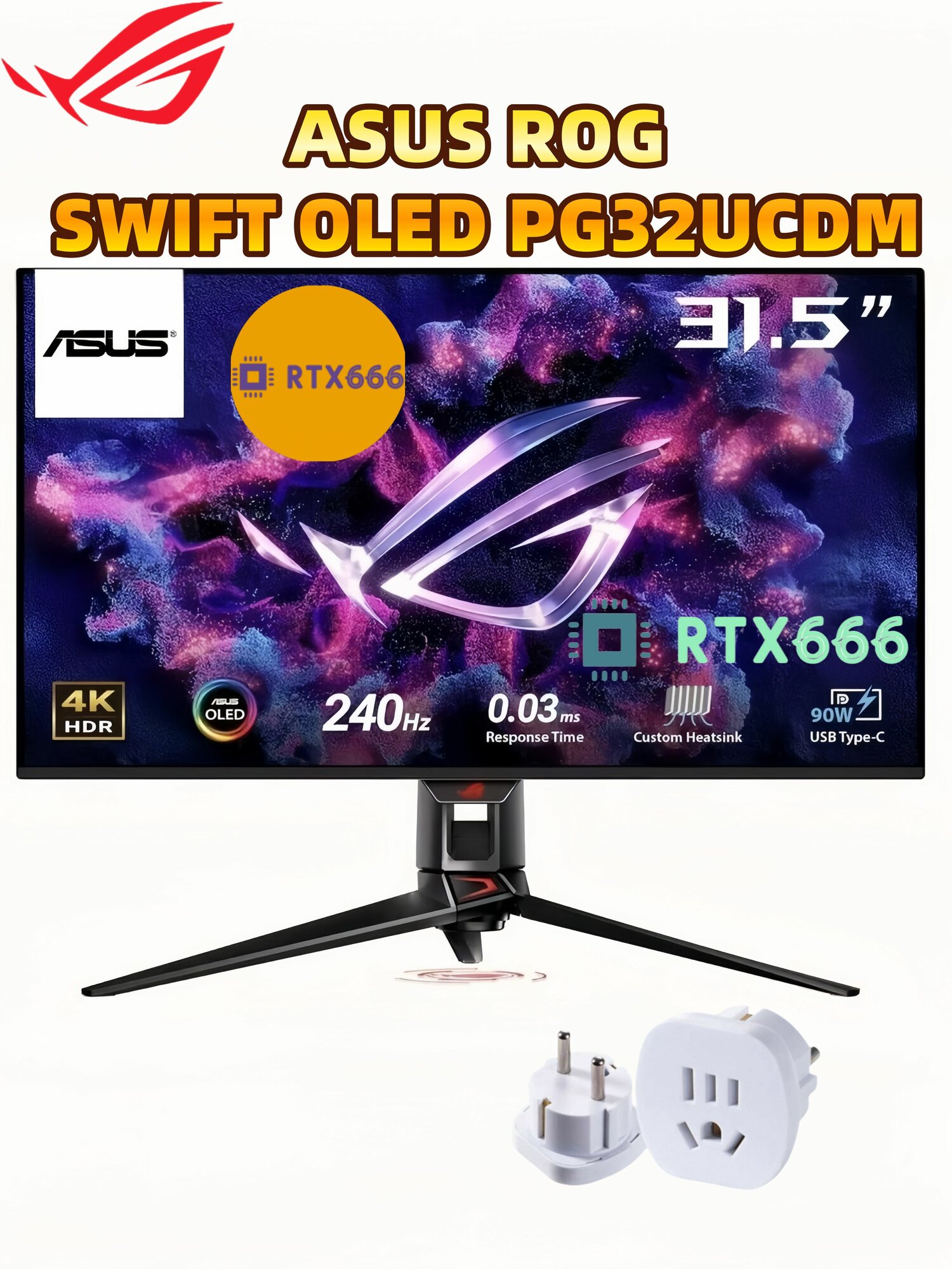 ASUS 31.5" Монитор PG32UCDM