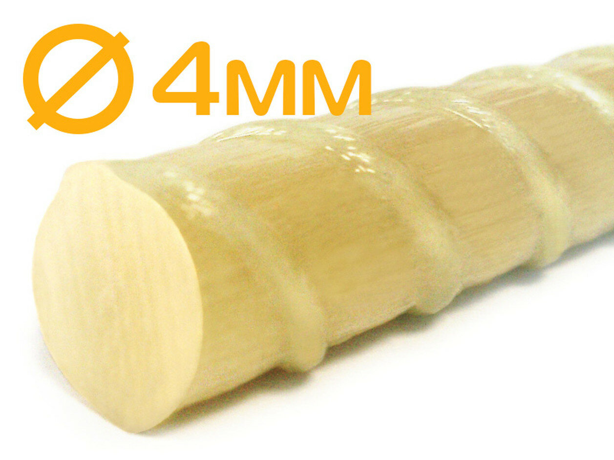 Арматура композитная 4 мм 50 м. п. бухта для армирования стяжек дорожек и легких конструкций