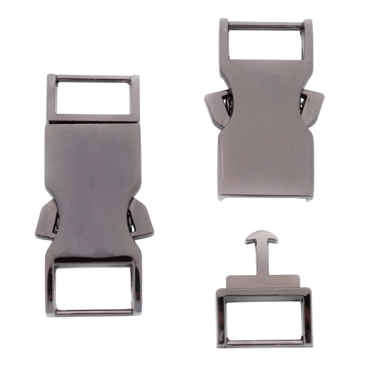 ГНУ14421 (НРЕ1105) Фастекс 10мм ушко, 34*14мм (черный никель)