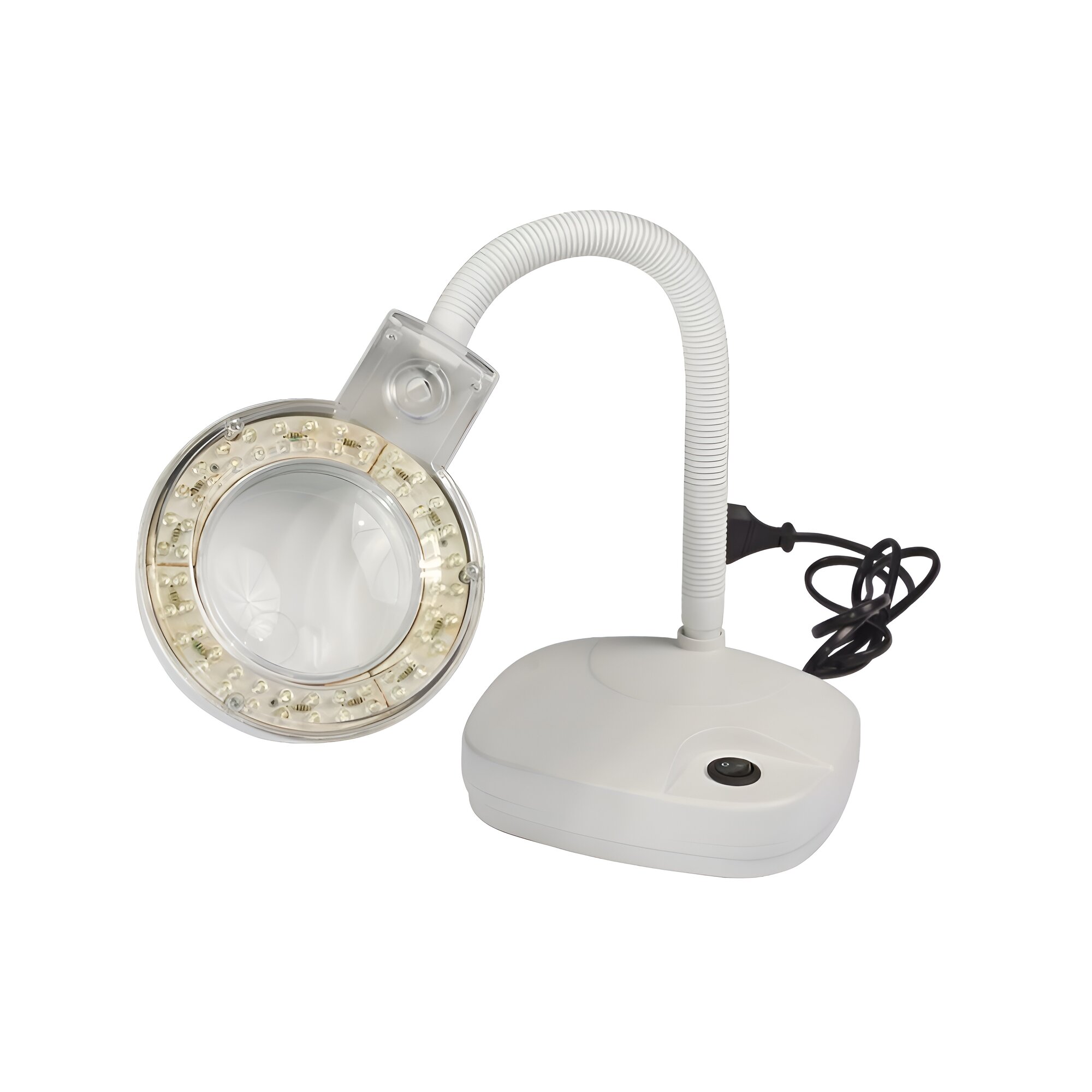 Лупа-лампа Zhengte 8611-L 60 LED ,3-х + 8-x, настольная, с подсветкой