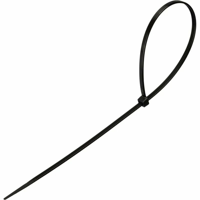 Стяжка (хомут) 300 мм x 3,6 мм, Bigtech BT-CT-300-36-B, нейлон, черн,100 шт/уп, 2157528