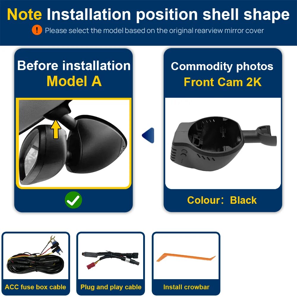 Индивидуальные OEM Plug and play для BMW Mini Cooper S F56 года Видеорегистратор 2K Front Cam