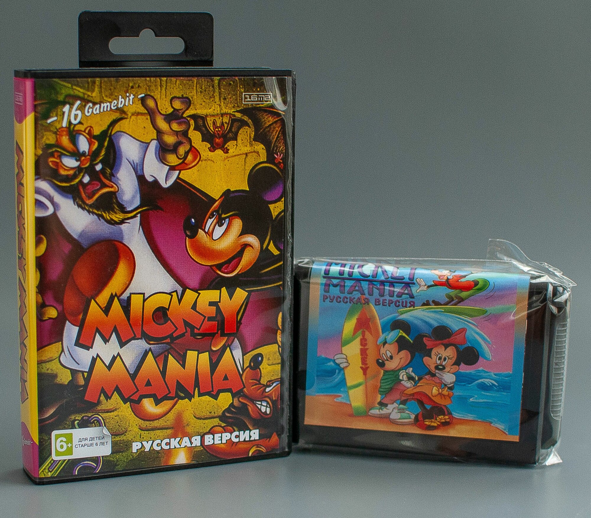 Игра MICKEY MANIA SEGA 16bit Русская версия