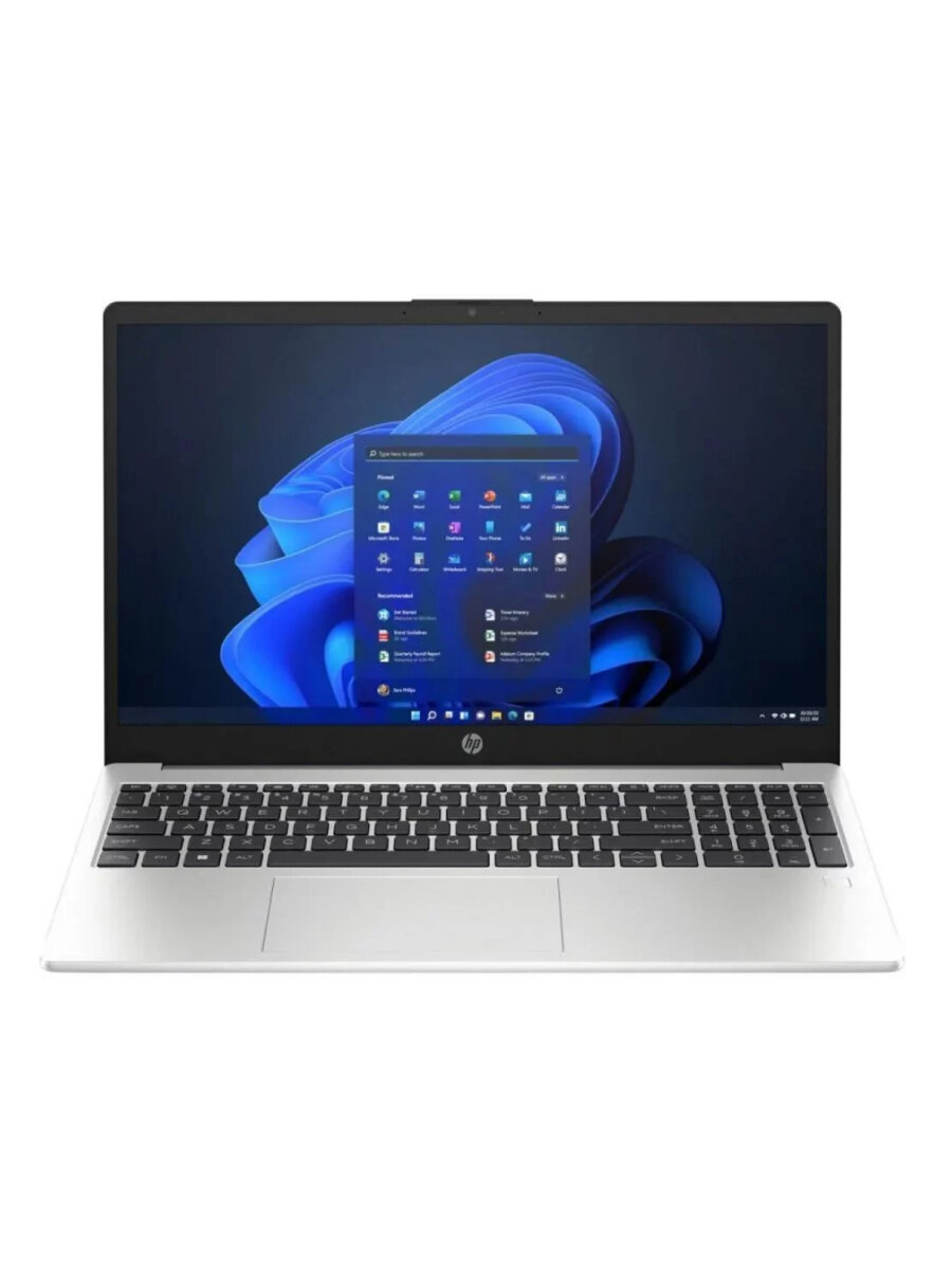 Ноутбук 15.6" IPS FHD HP 250 G10 silver (Core i3 1315U/8Gb/512Gb SSD/VGA int/noOS) ((8A5C8EA))