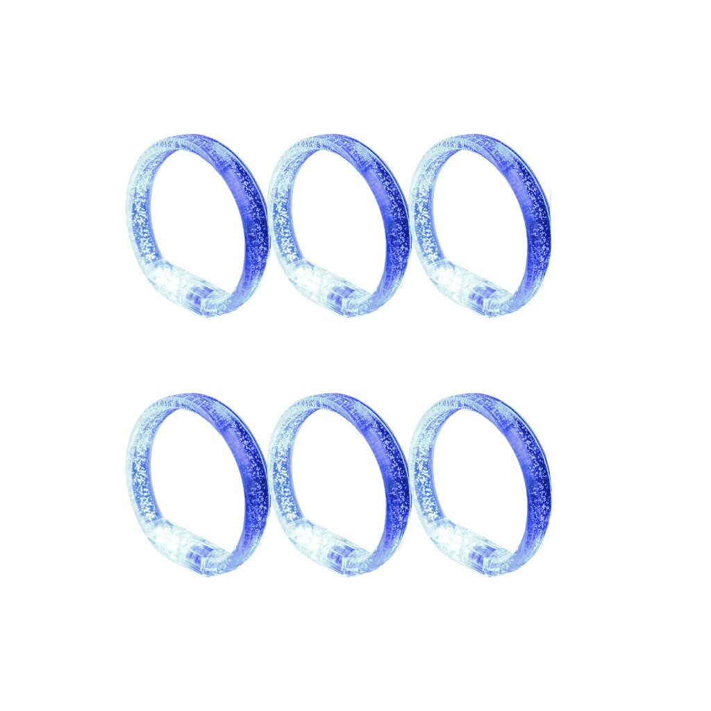 Светящиеся браслеты Пластиковые 8x1.3 см. Многоцветные мигающие светильники для ночных вечеринок и мероприятий Хэллоуин Аксессуары для вечеринок