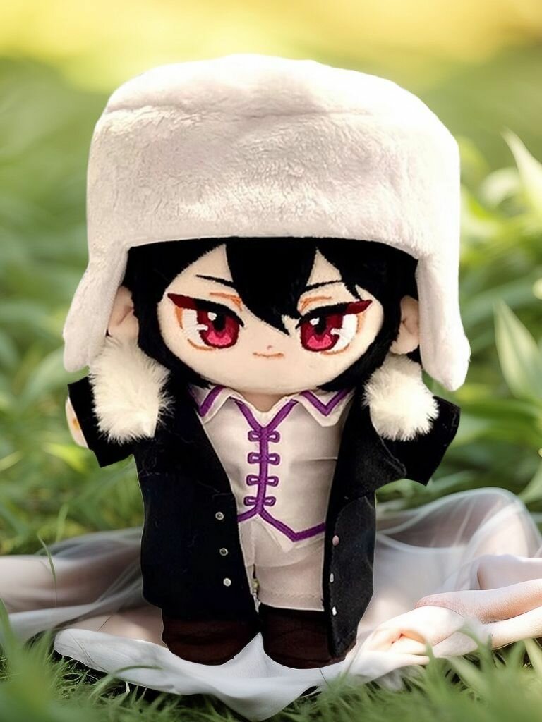 Аниме Мягкие Игрушки Великий Из Бродячих Псов Фёдор Достоевский / Bungo Stray Dogs Fyodor Dostoevsky, Плюшевая Куклаигрушка, 20 СM