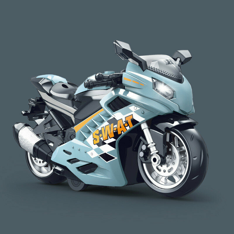 Functions entertainment model with lighting for children toy motorcycle sound simulated and
