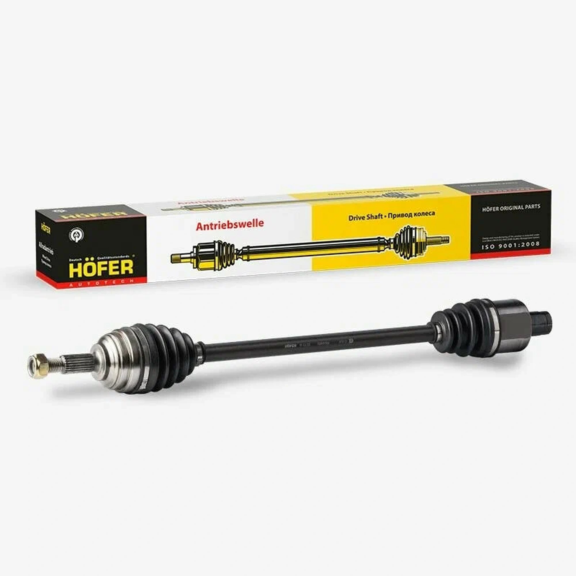 Привод колеса правый HOFER, для Renault Logan 16V (08-), LADA Largus 8V HF414323