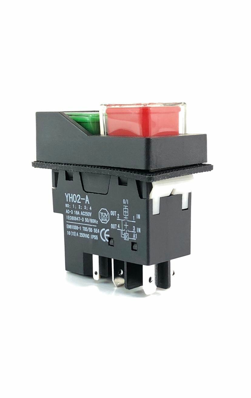 Выключатель электромагнитный для бетономешалки, станков YH02-A (5 контактов)