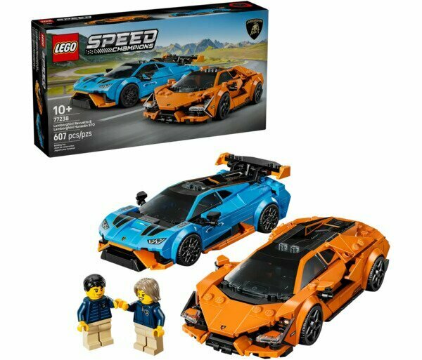 Конструктор LEGO Speed Champions 77238 Lamborghini Revuelto и Huracan STO (Lego 77238)