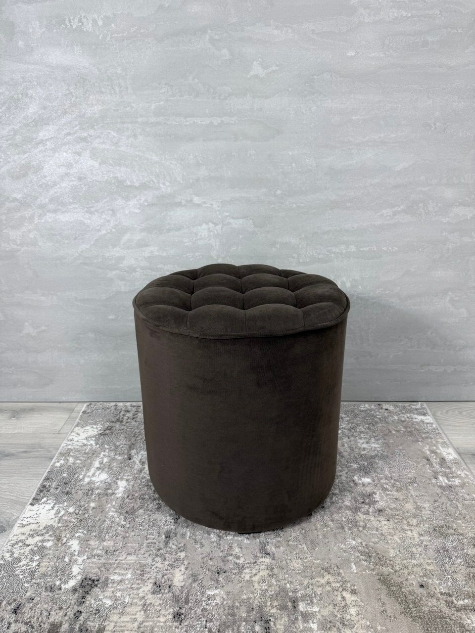 Пуфик Брайтон, BUDUNOV GROUP, ТК Вивальди коричневый, пуф в прихожую, пуф мягкий