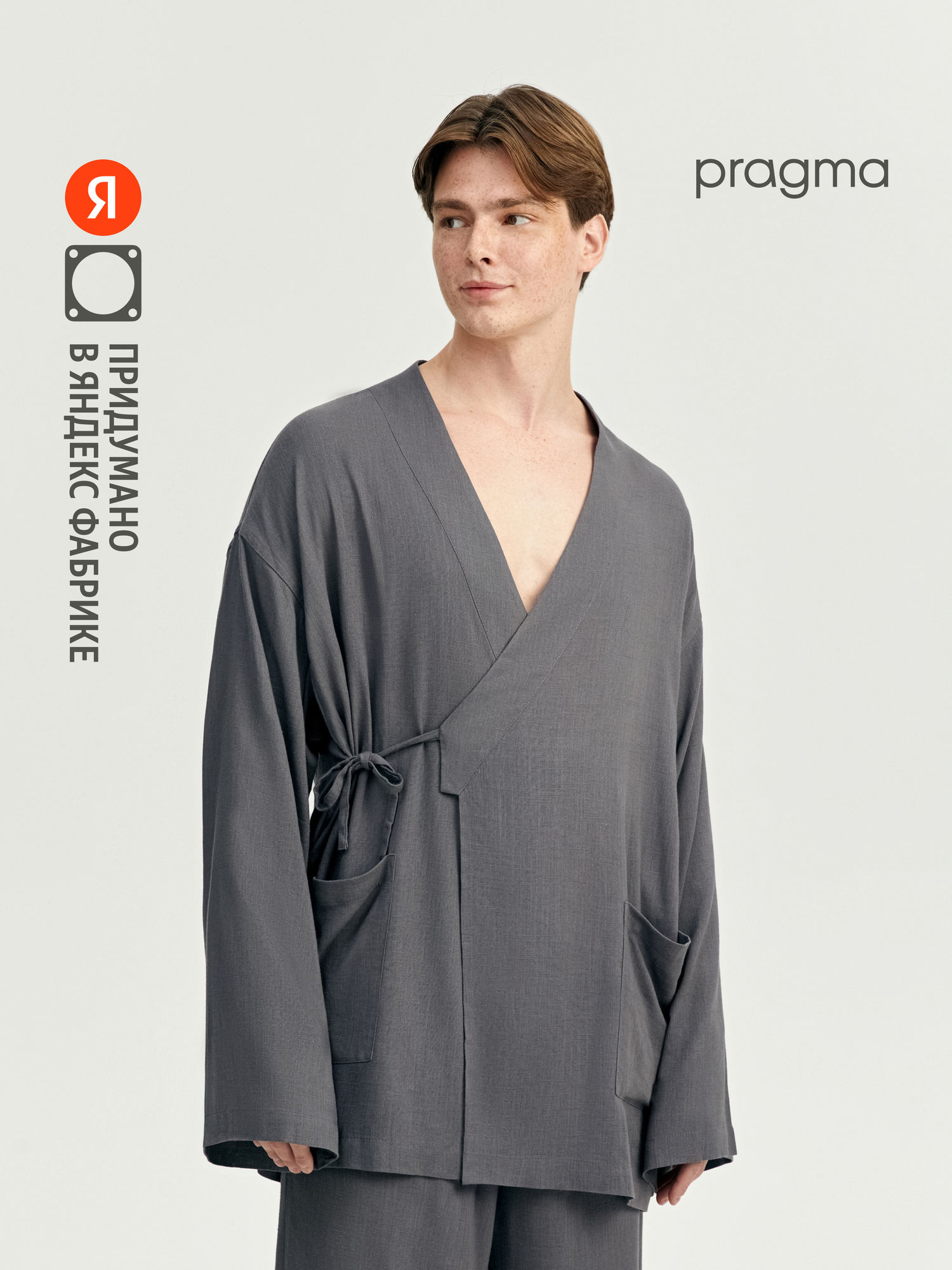 Рубашка ZEN из вискозы и льна