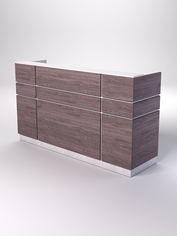 Стойка-Ресепшн №75-2100, Ясень Анкор и Ясень Анкор. Производитель товара - компания Westcom.