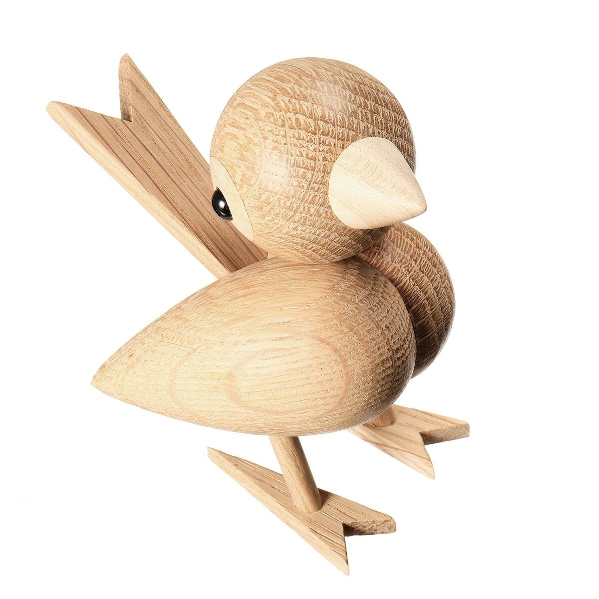 Глобальная коллекция ---Датский стиль Воробей Животное Деревянная кукла-марионетка Домашний Декор для рабочего стола Детская игрушка