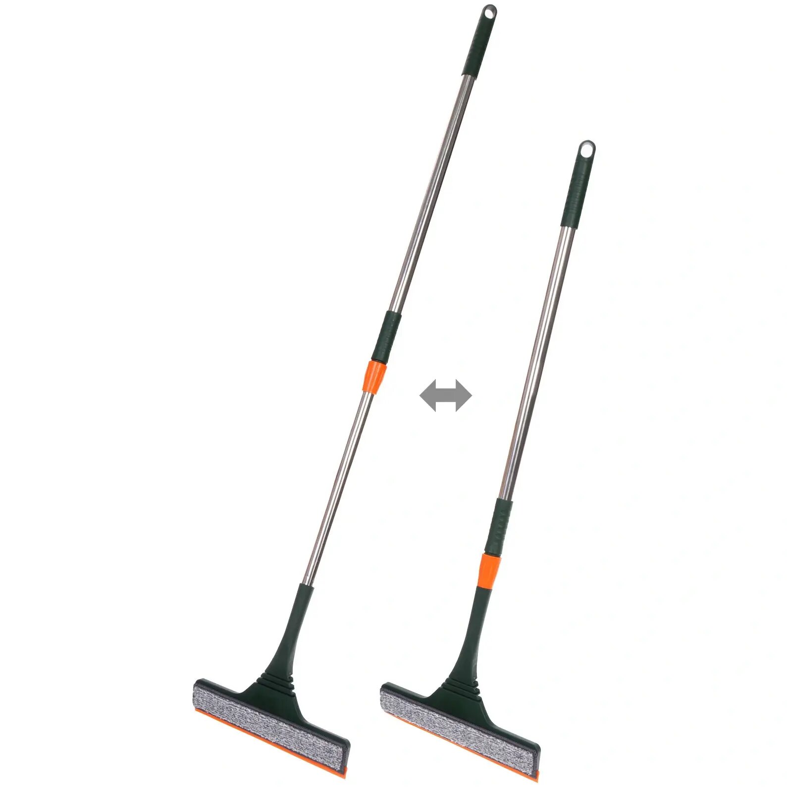 Окномойка телескопическая 110см, губка 28см, две насадки, удобство и качество