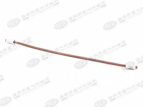 Трубка тормозная 24 3302 и модиф. медь ф5 30 см штуцера 10мм