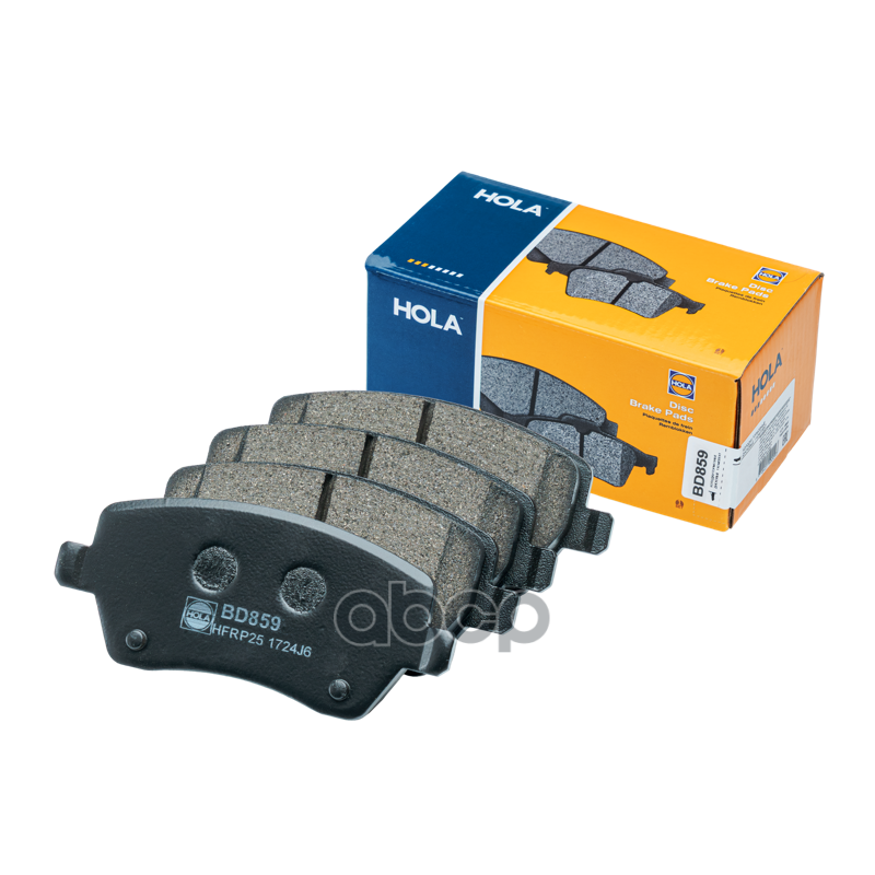 Тормозные колодки дисковые LADA Vesta, Largus RENAULT Duster, Kaptur, Kangoo, S HOLA арт. BD859