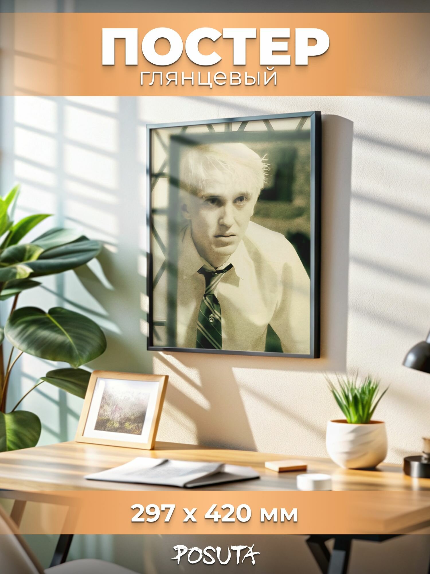 Постер на стену интерьерный Драко Малфой